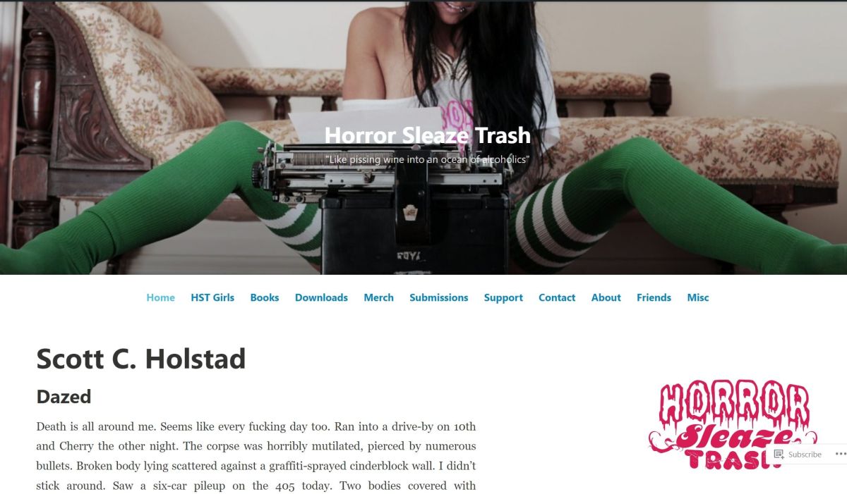 “Dazed” Featured in New Issue of Horror Sleaze Trash! – hankrules2011