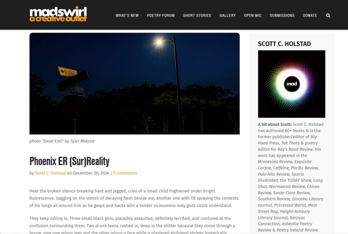 Last Publication of 2024: Phoenix ER (Sur)Reality in Mad Swirl (December 28, 2024) – hankrules2011